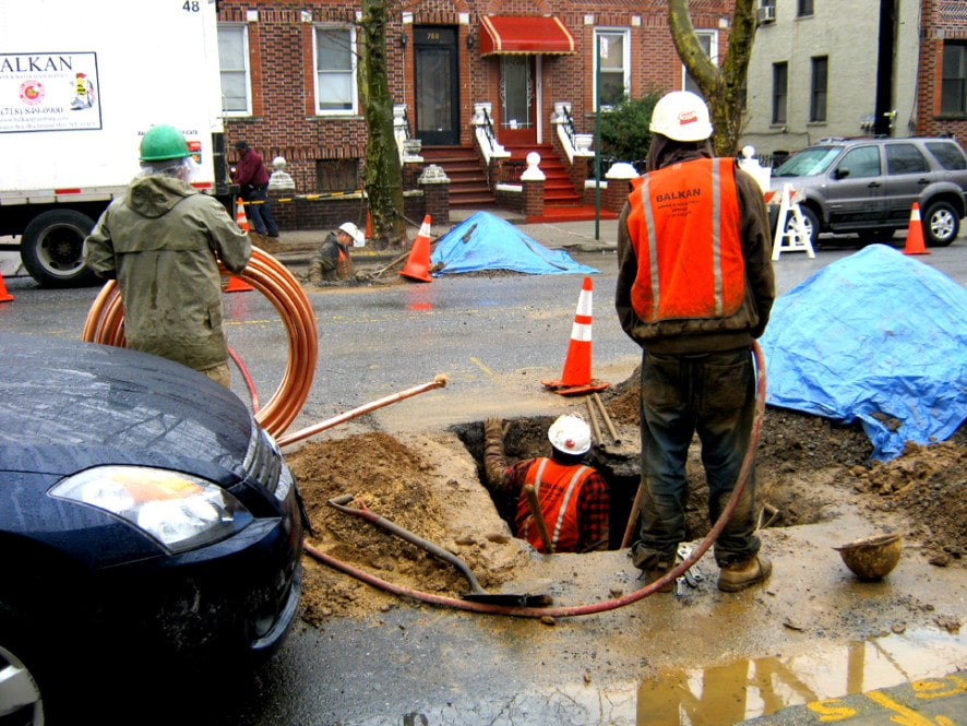 Water Line Replacement Needed Due To Poor Water Work In Brooklyn